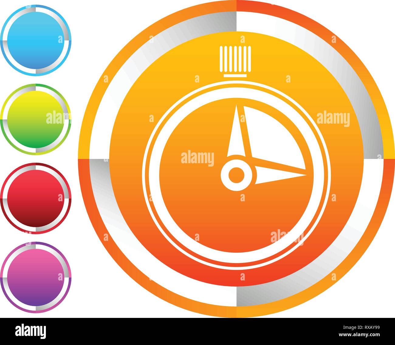 Timer, stopwatch icon. Urgency, turnaround time, schedule concepts ...
