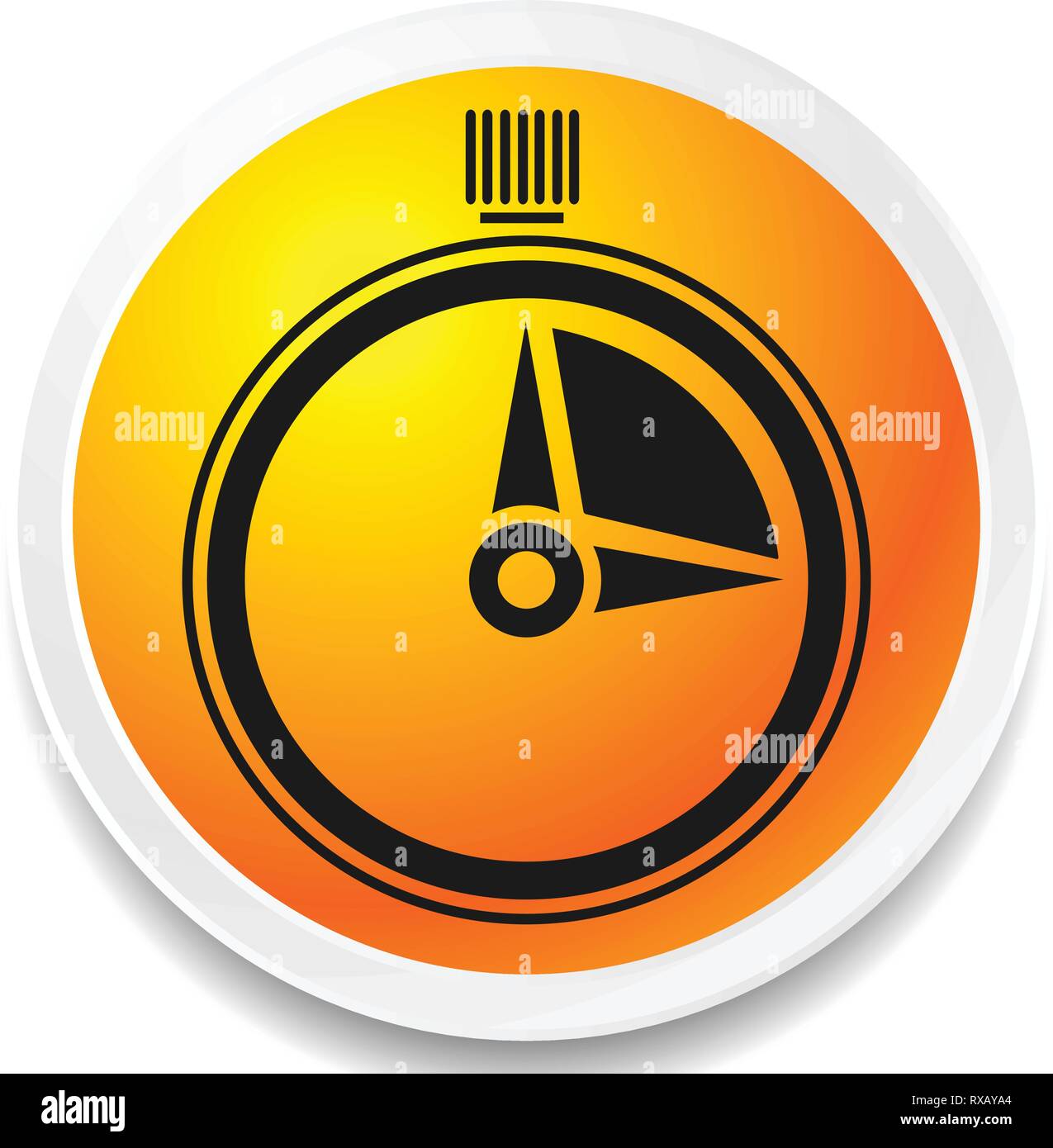 Timer, stopwatch icon. Urgency, turnaround time, schedule concepts ...