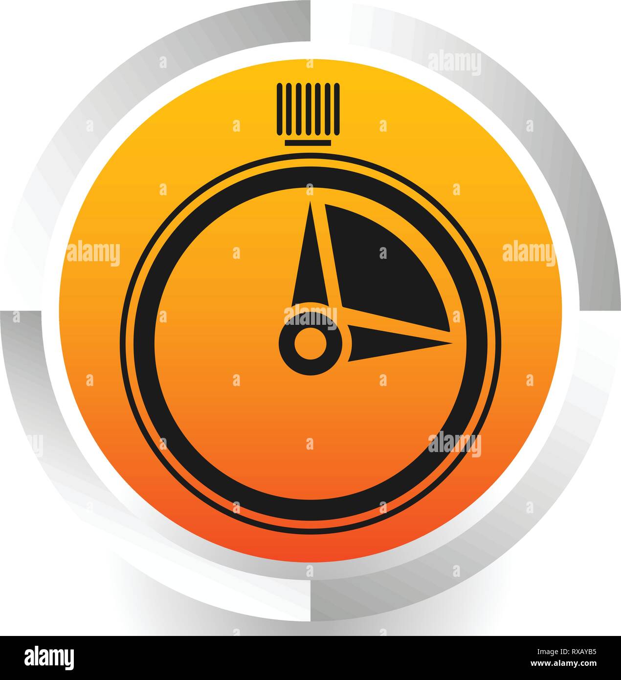 Timer, stopwatch icon. Urgency, turnaround time, schedule concepts ...