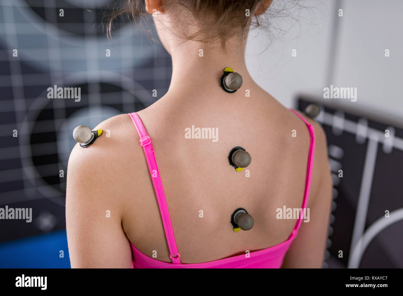 Markers for posture analysis Stock Photo - Alamy