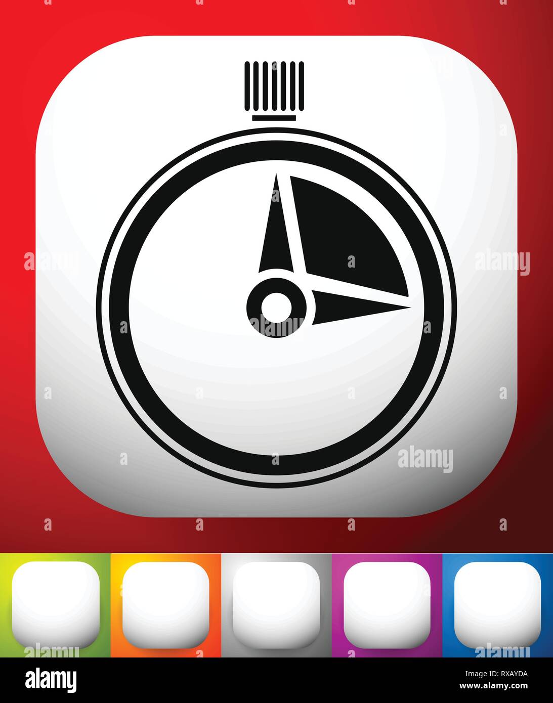 Timer, stopwatch icon. Urgency, turnaround time, schedule concepts ...