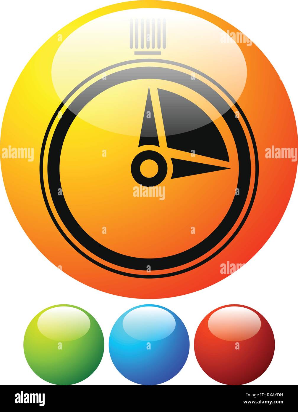 Timer, stopwatch icon. Urgency, turnaround time, schedule concepts ...
