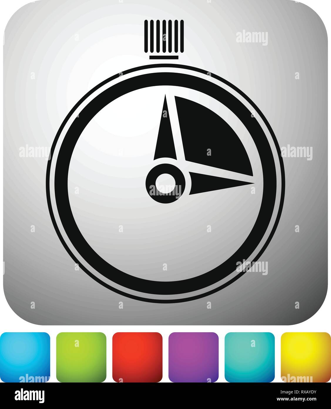 Timer, stopwatch icon. Urgency, turnaround time, schedule concepts ...