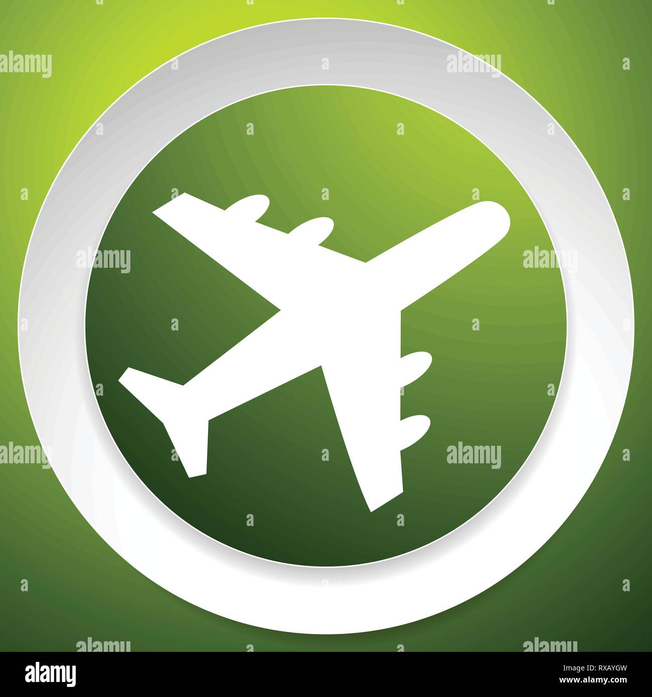 Airplane, airline, aircraft icon. Icon for flight themes Stock Vector ...