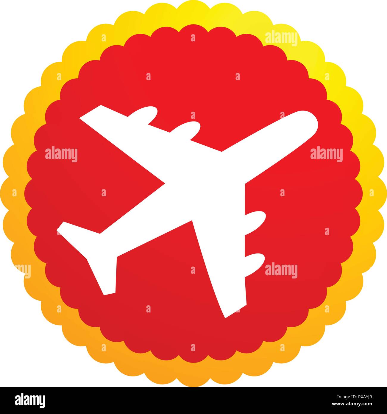 Airplane, airline, aircraft icon. Icon for flight themes Stock Vector ...