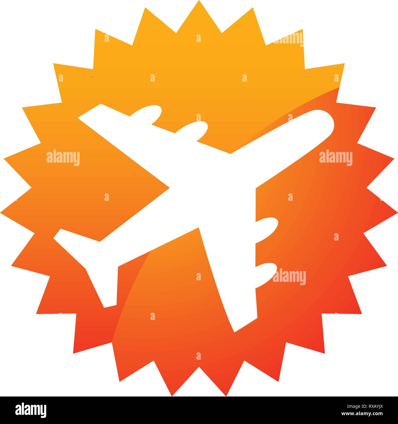 Airplane, airline, aircraft icon. Icon for flight themes Stock Vector ...