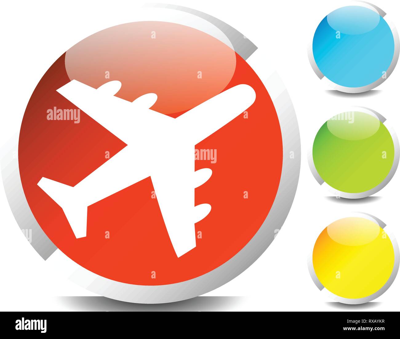 Airplane, airline, aircraft icon. Icon for flight themes Stock Vector ...