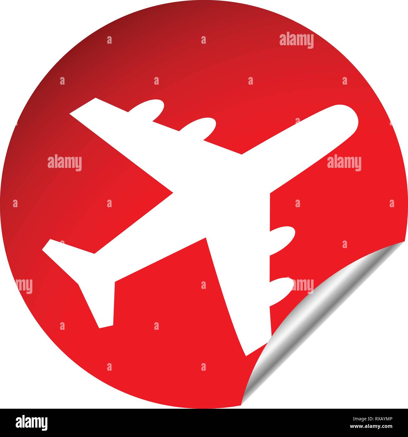 Airplane, airline, aircraft icon. Icon for flight themes Stock Vector ...