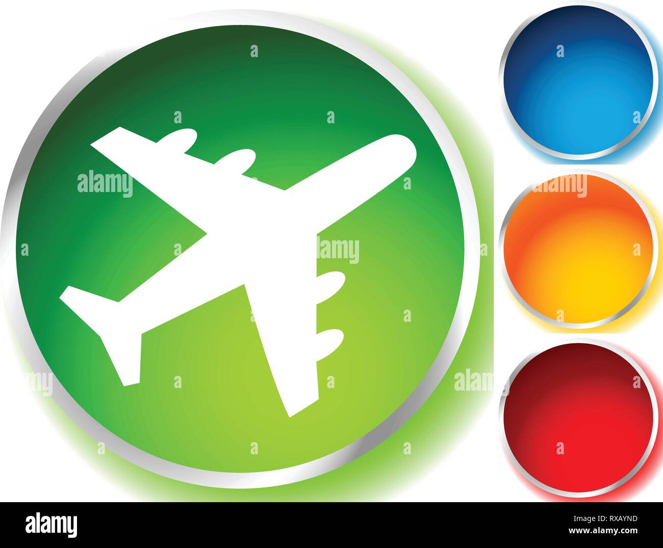 Airplane, airline, aircraft icon. Icon for flight themes Stock Vector ...