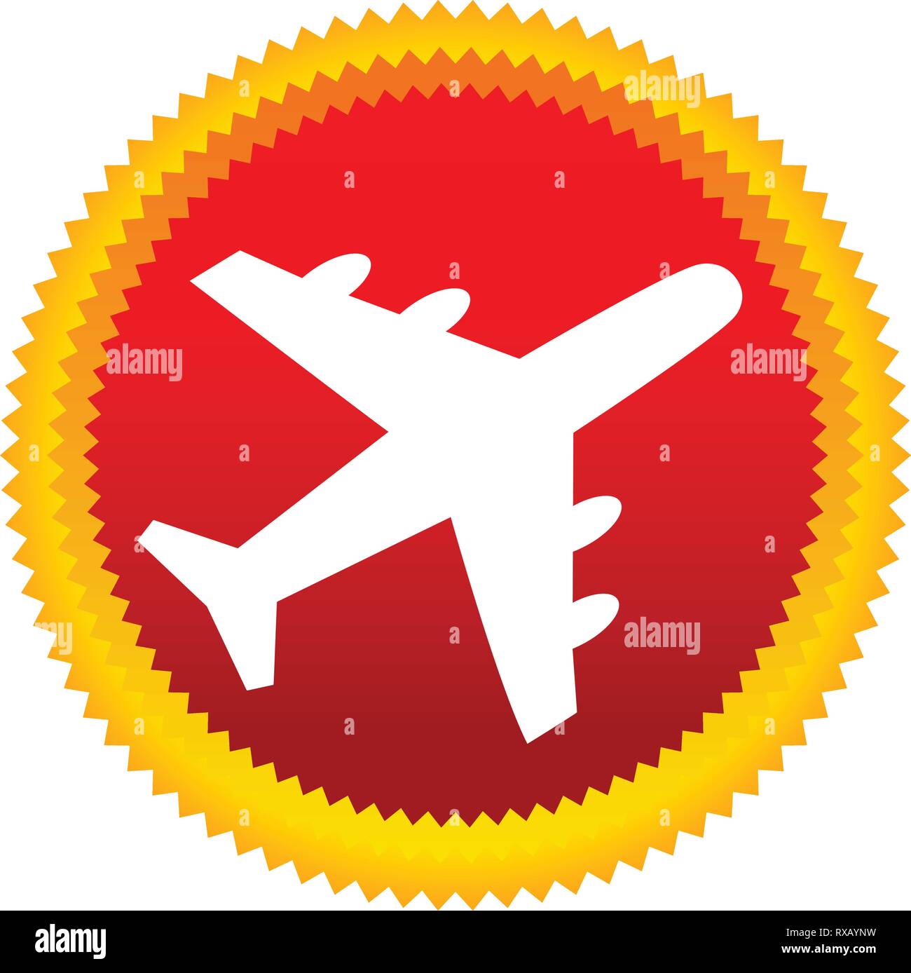Airplane, airline, aircraft icon. Icon for flight themes Stock Vector ...