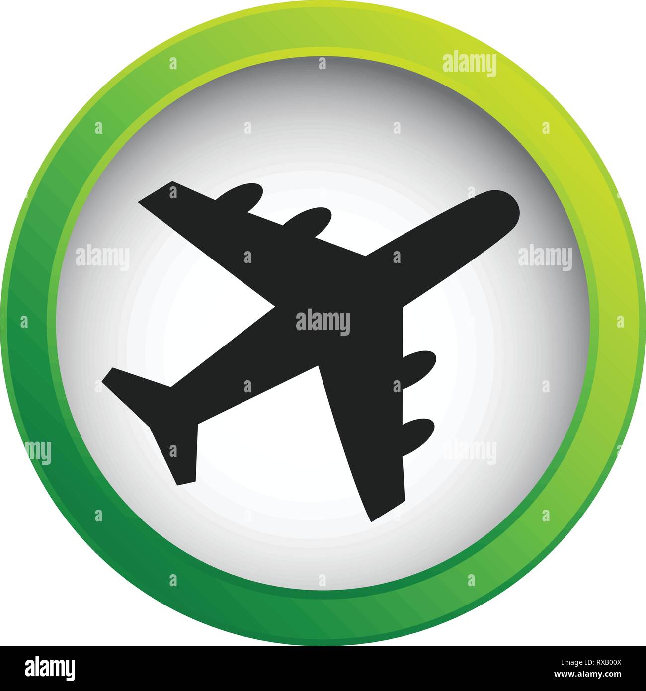 Airplane, airline, aircraft icon. Icon for flight themes Stock Vector ...