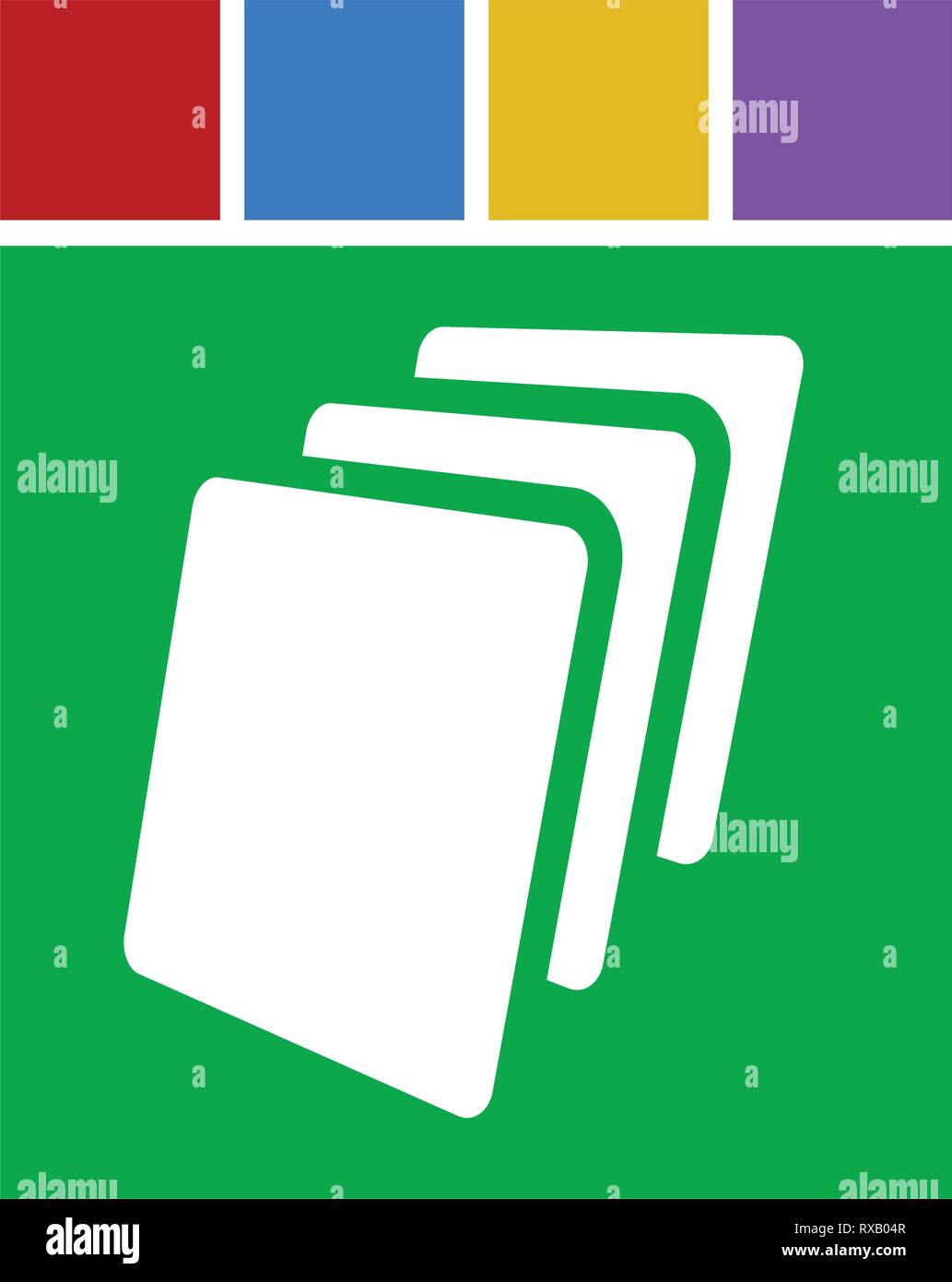 Sheets icon, Sheets of paper or other material Stock Vector Image & Art ...