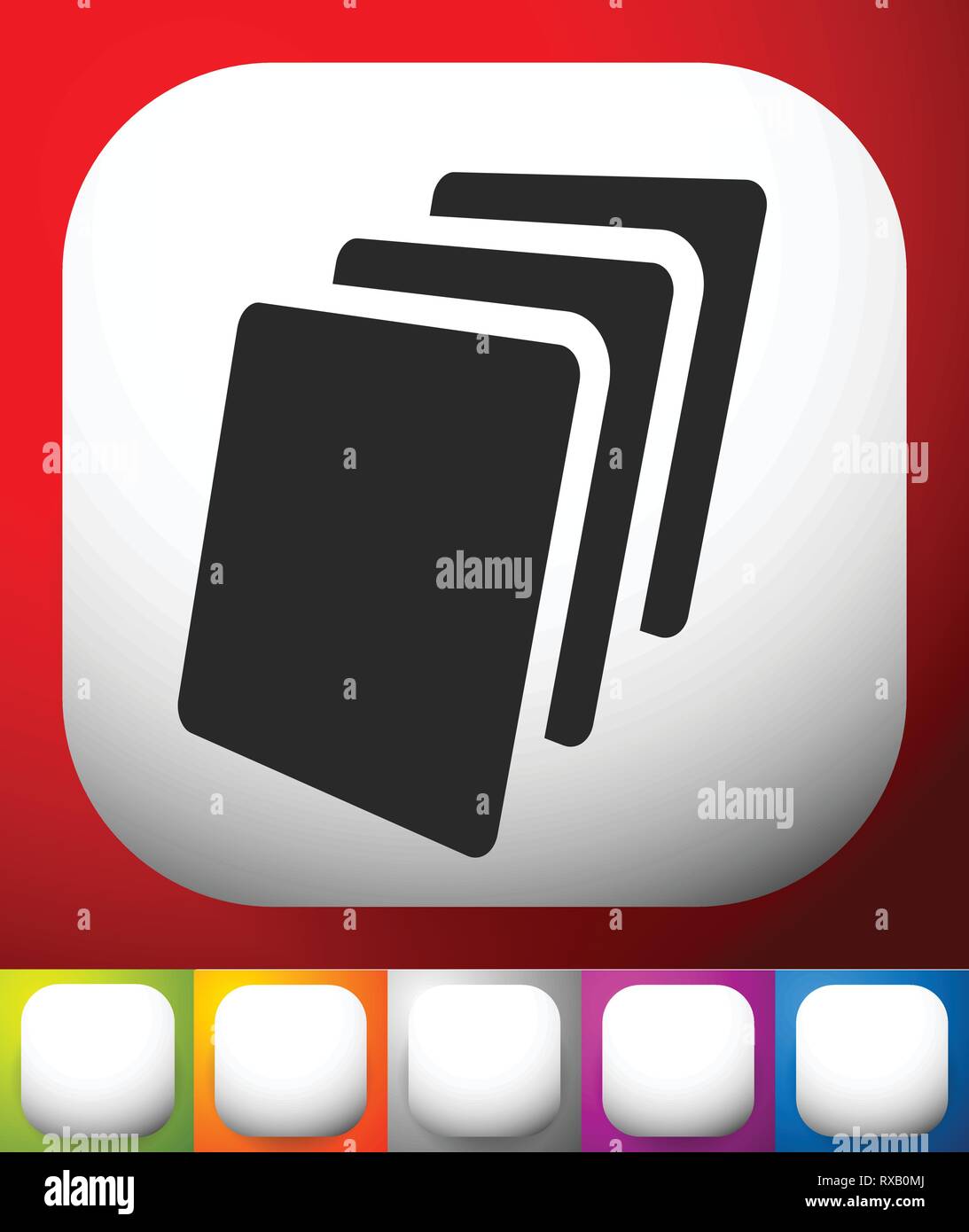 Sheets icon, Sheets of paper or other material Stock Vector Image & Art ...