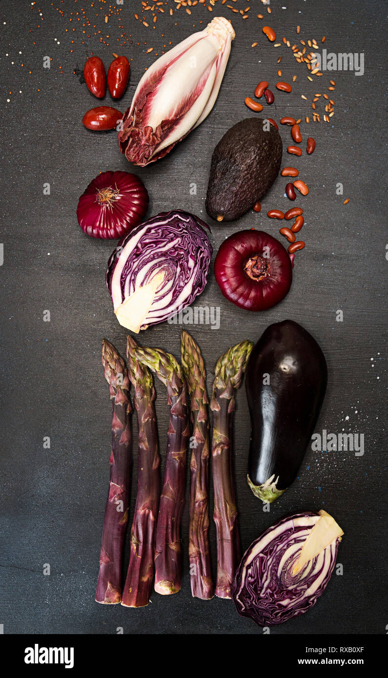 Flat lay black hi-res stock photography and images - Alamy