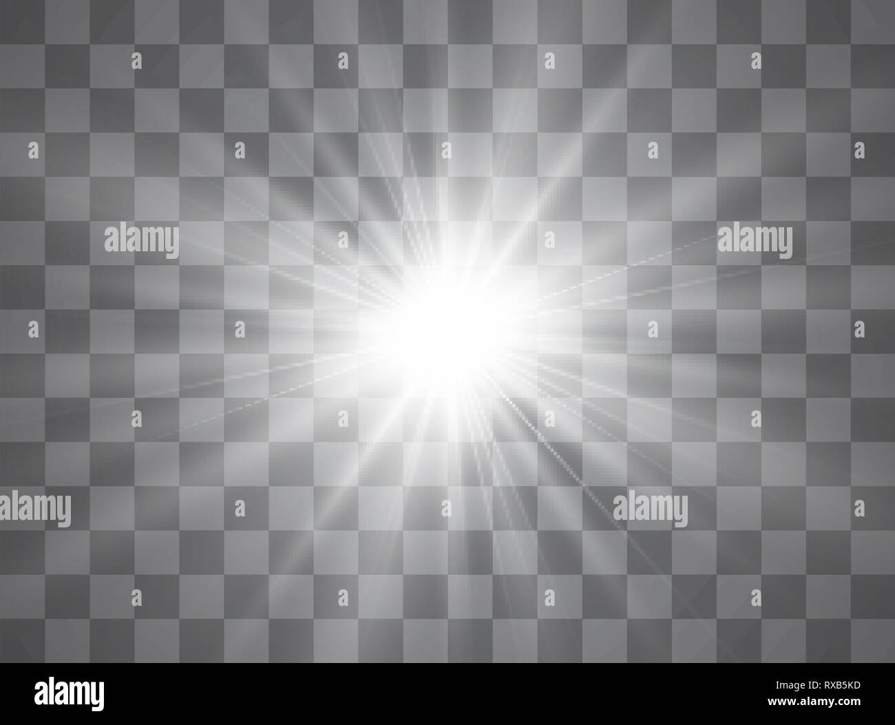 Glow light effect. Star burst with sparkles. Sun. Vector illustration Stock Vector Image & Art ...