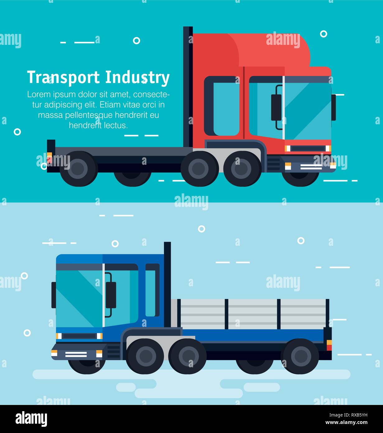 Moving commercial vehicles Stock Vector Images - Alamy