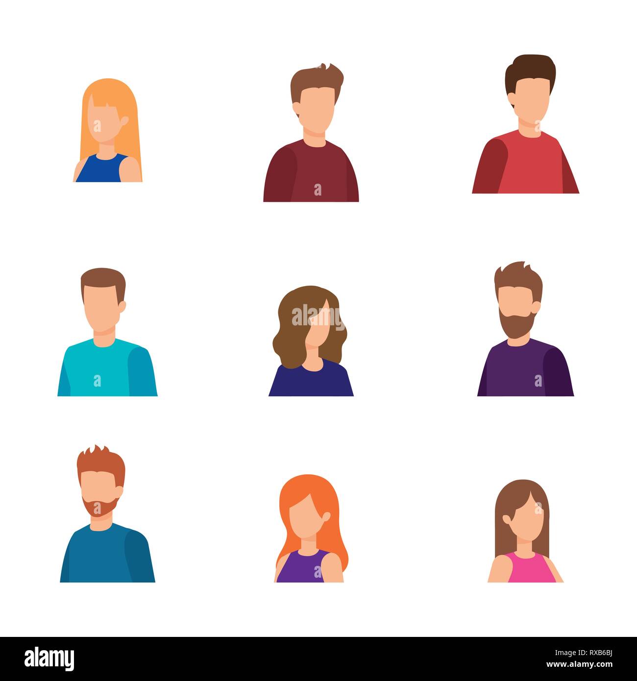 group of people characters Stock Vector Image & Art - Alamy