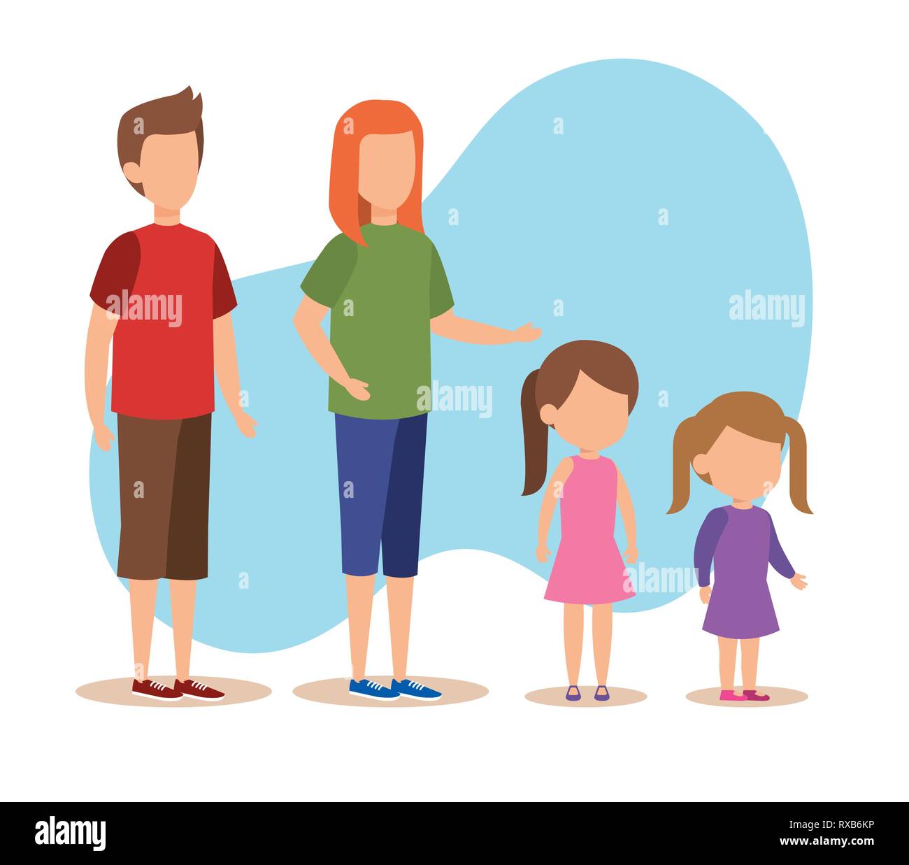 cute little kids group characters Stock Vector Image & Art - Alamy