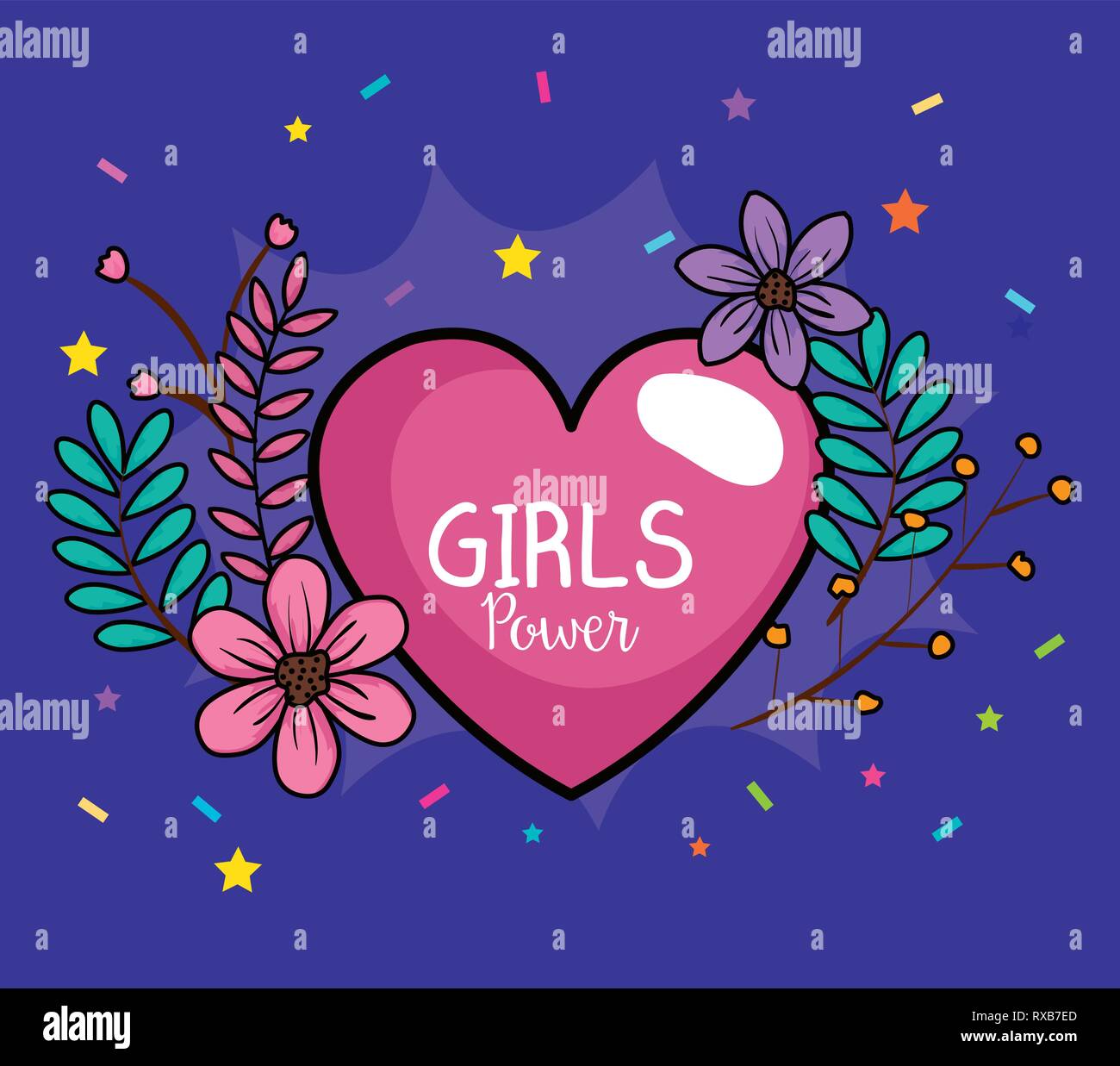 90s girl power Stock Vector Images - Alamy