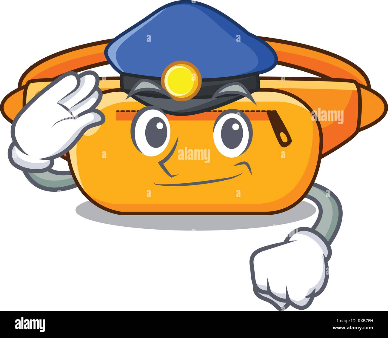 Police waist bag placed in cartoon closet Stock Vector Image & Art - Alamy