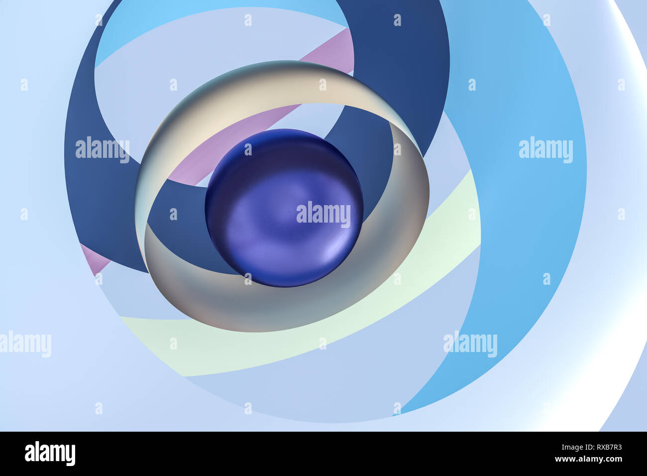 3d rendering, creative loop graphic Stock Photo - Alamy