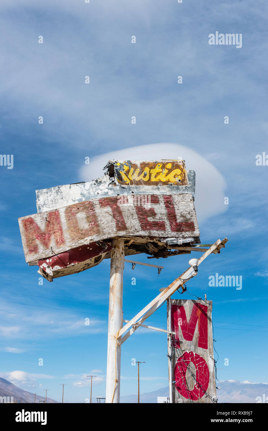 The Rustic Oasis Motel sign is an American roadside attraction along ...