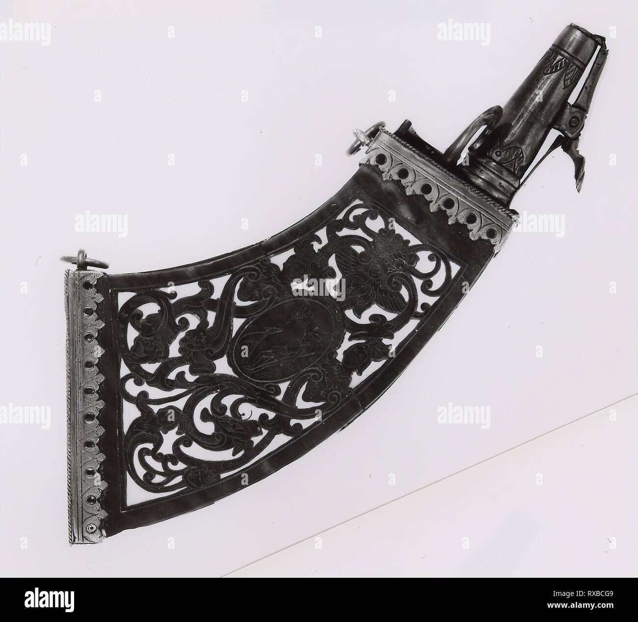 Powder Flask. German; possibly Munich. Date: 1605-1640. Dimensions: 20. ...