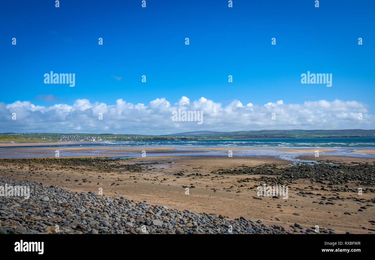 Sandy Beach near Kilkee Stock Photo - Alamy