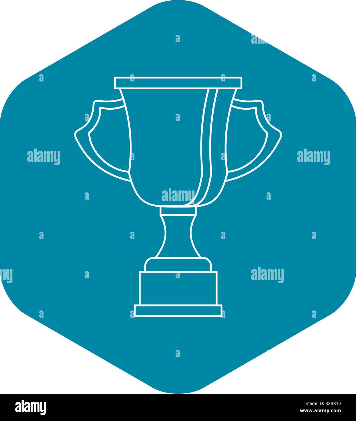 Cup for win icon, outline style Stock Vector Image & Art - Alamy