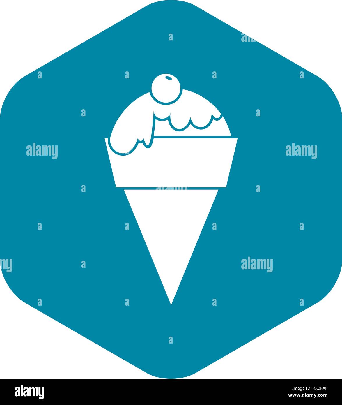 Ice Cream icon, simple style Stock Vector Image & Art - Alamy