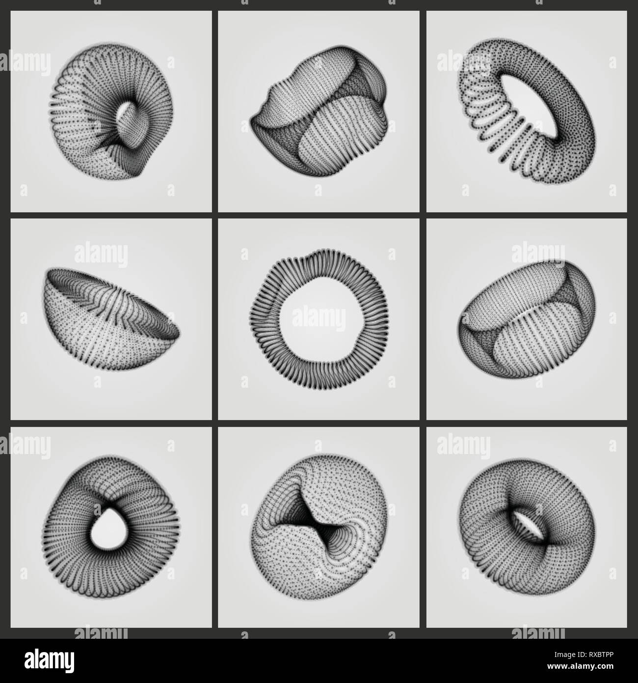 Semi circular model Stock Vector Images - Alamy
