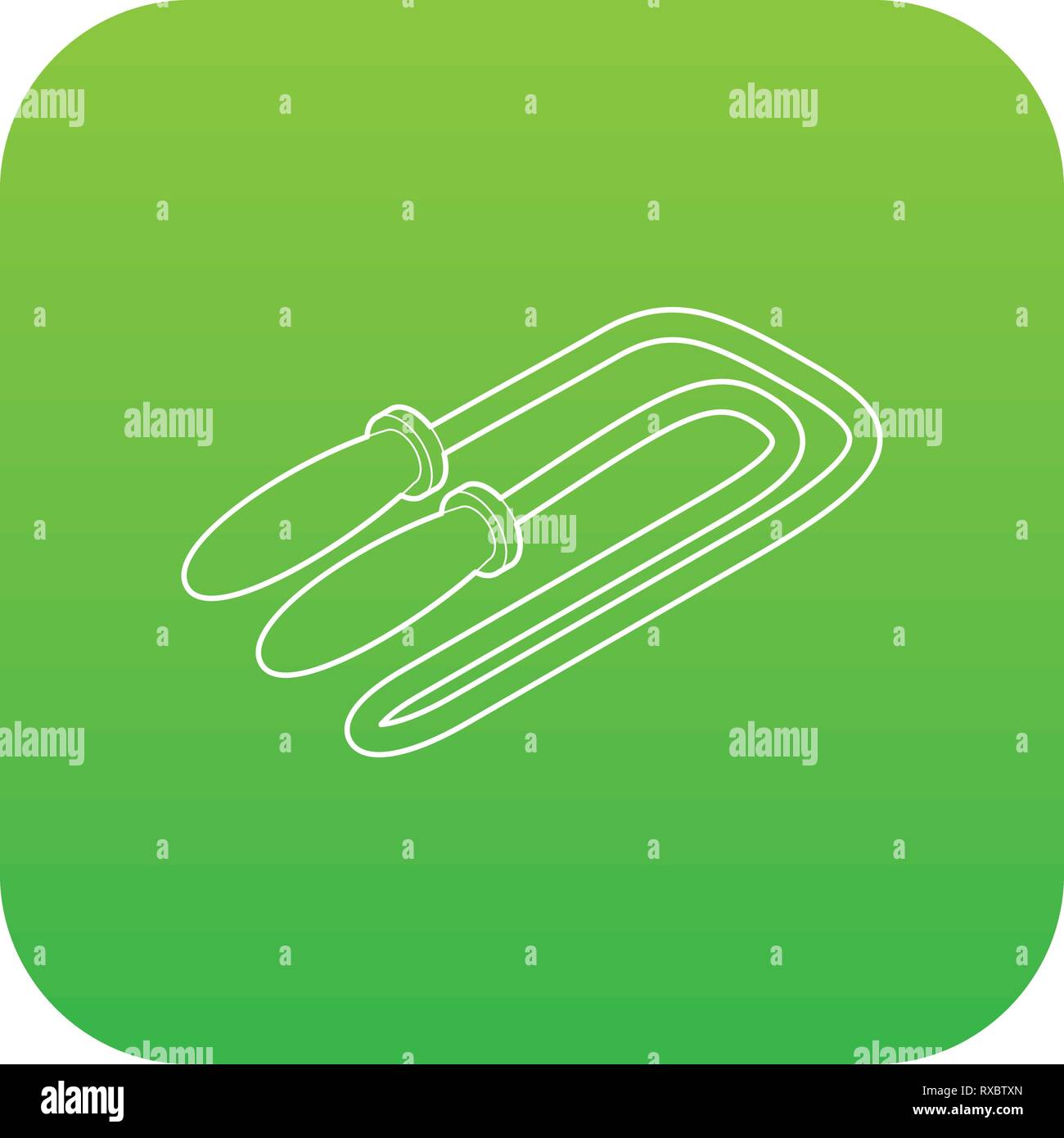 Skipping rope icon, outline style Stock Vector Image & Art - Alamy