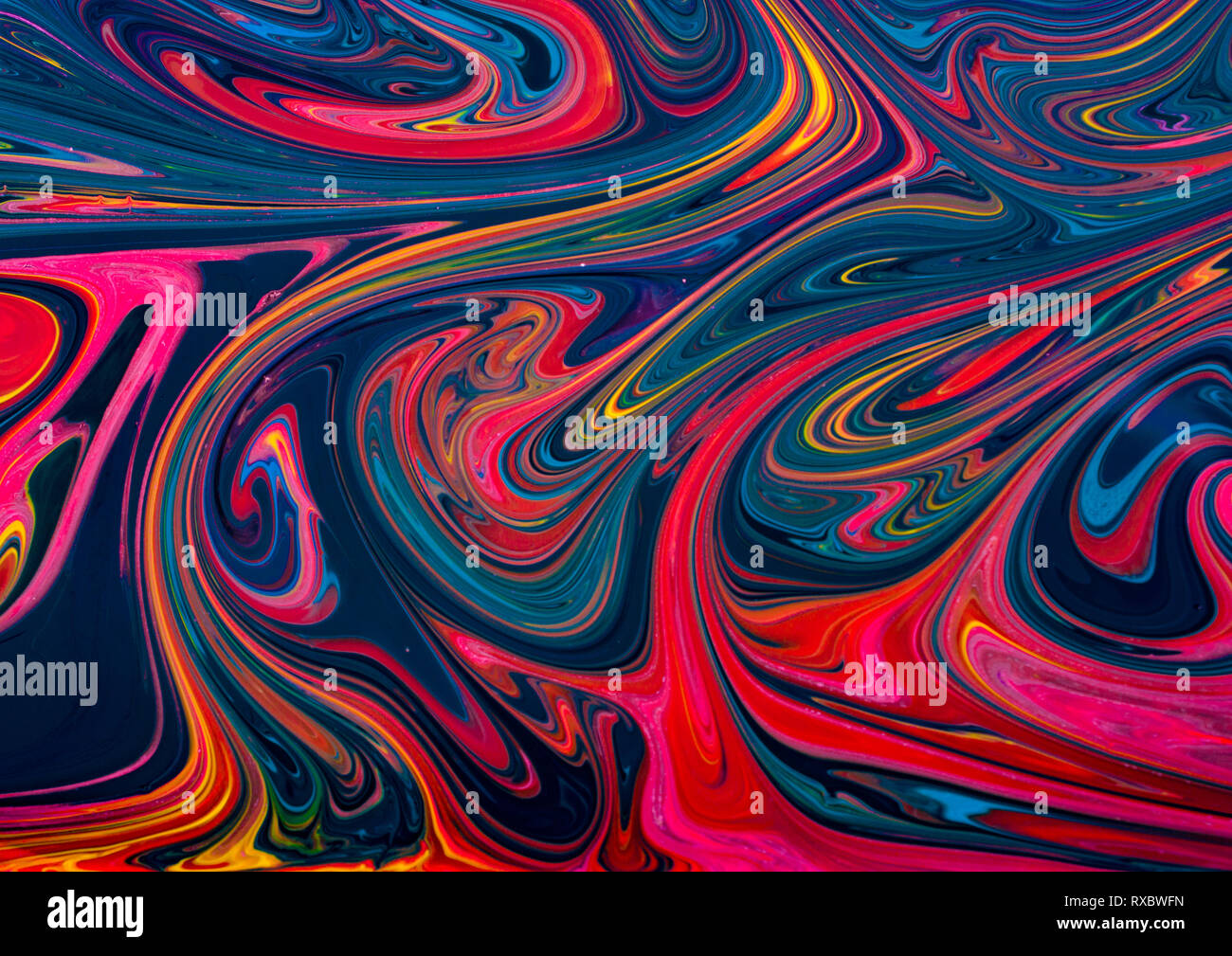 Traditional Ottoman Turkish abstract marbling art patterns as ...