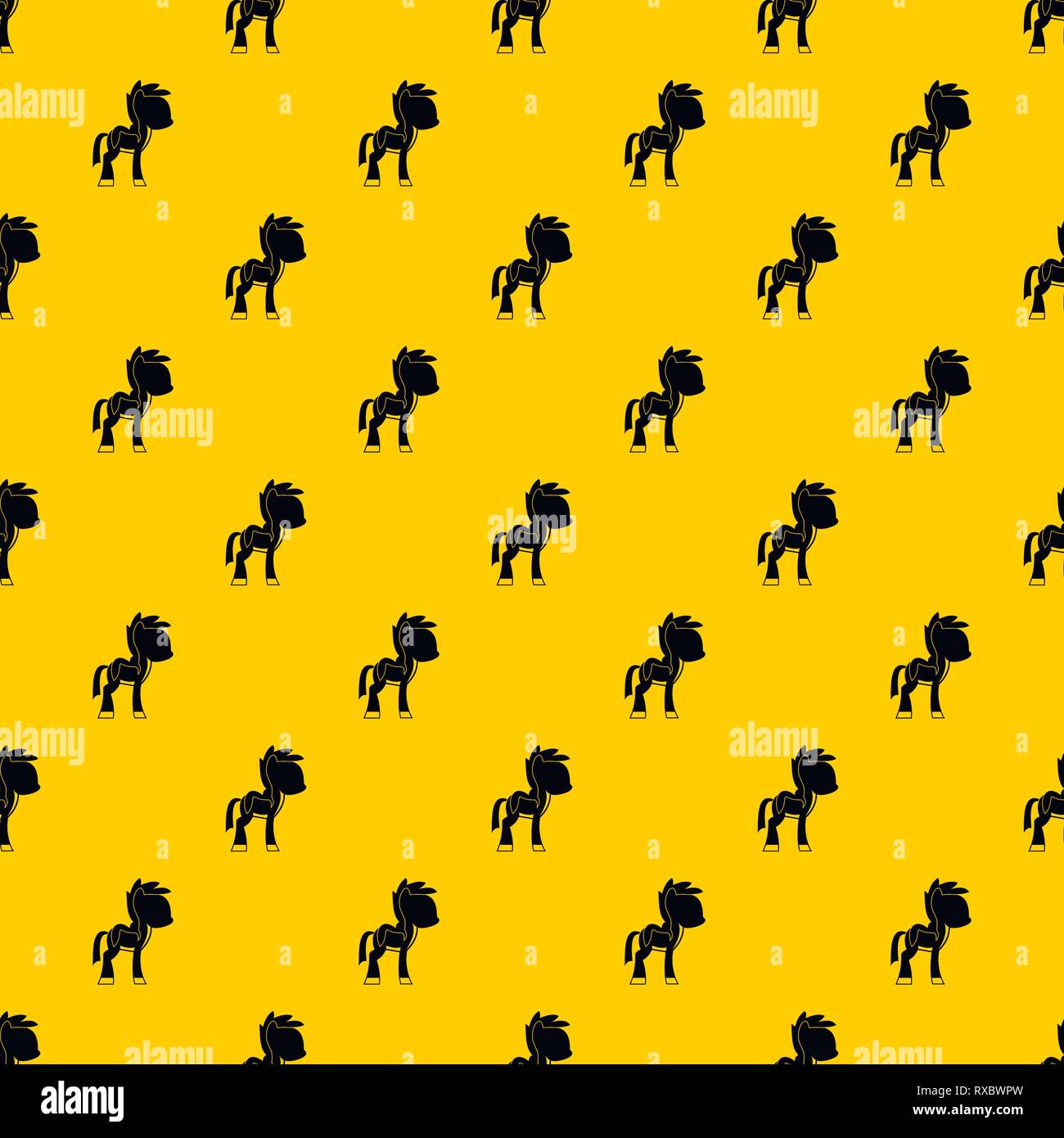Little pony pattern vector Stock Vector Image & Art - Alamy