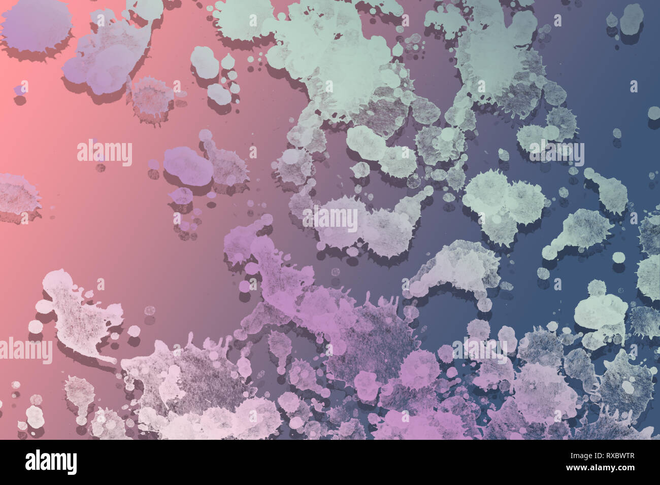 Abstract background template made of of colorful paint splashes Stock ...