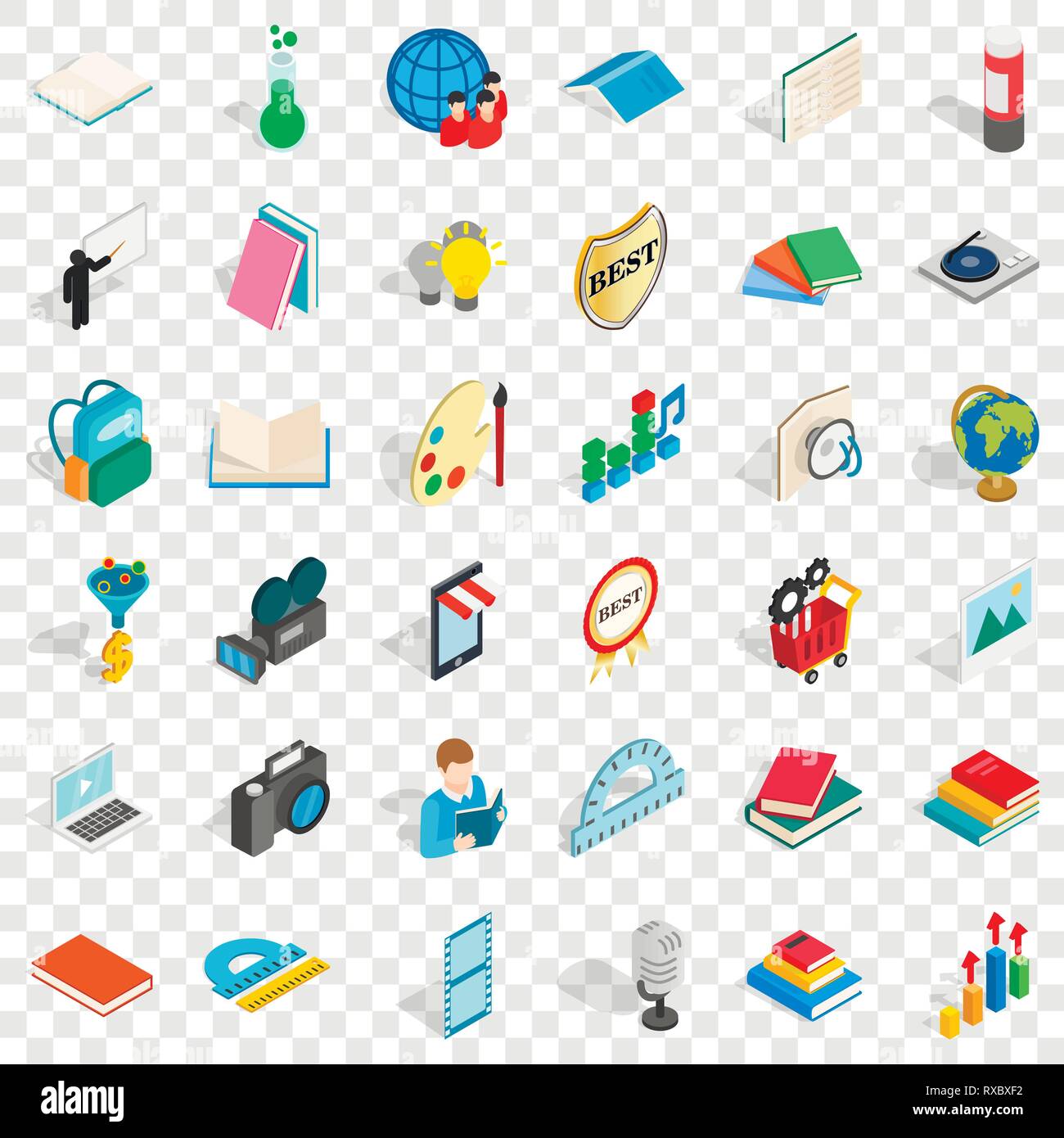 Studying camera Stock Vector Images - Alamy