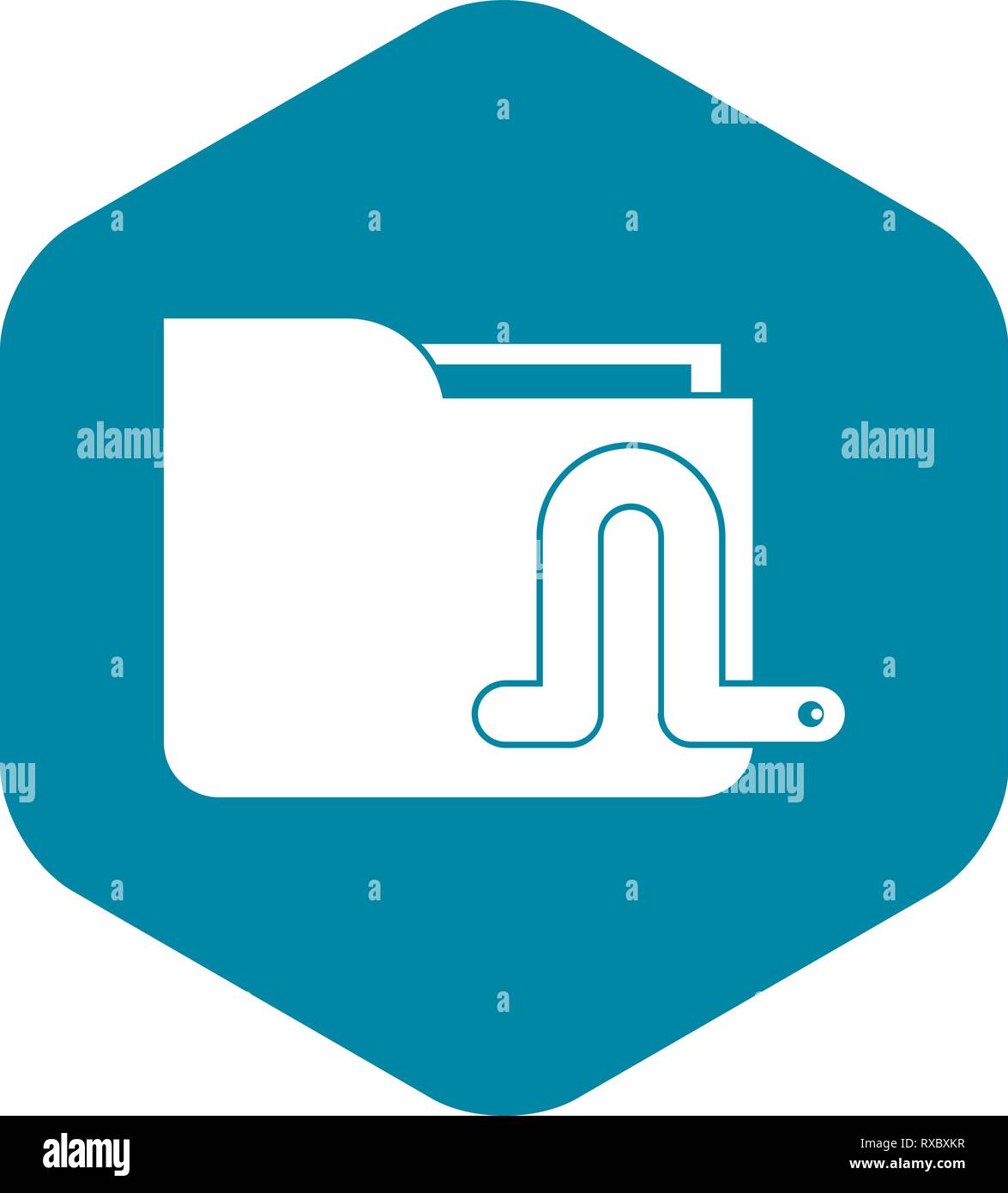 Computer worm icon, simple style Stock Vector Image & Art - Alamy