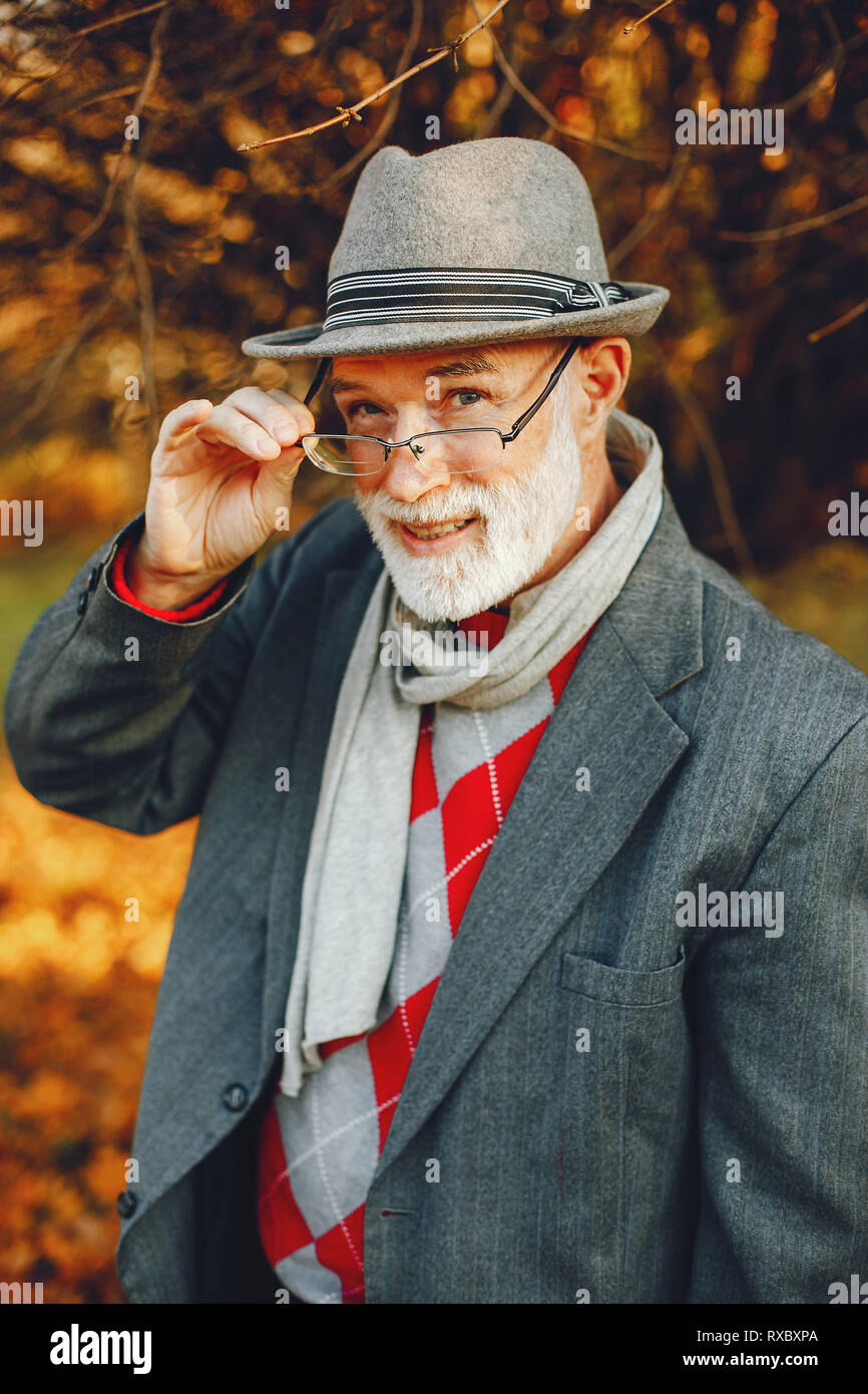 Man red hair old age hi-res stock photography and images - Alamy
