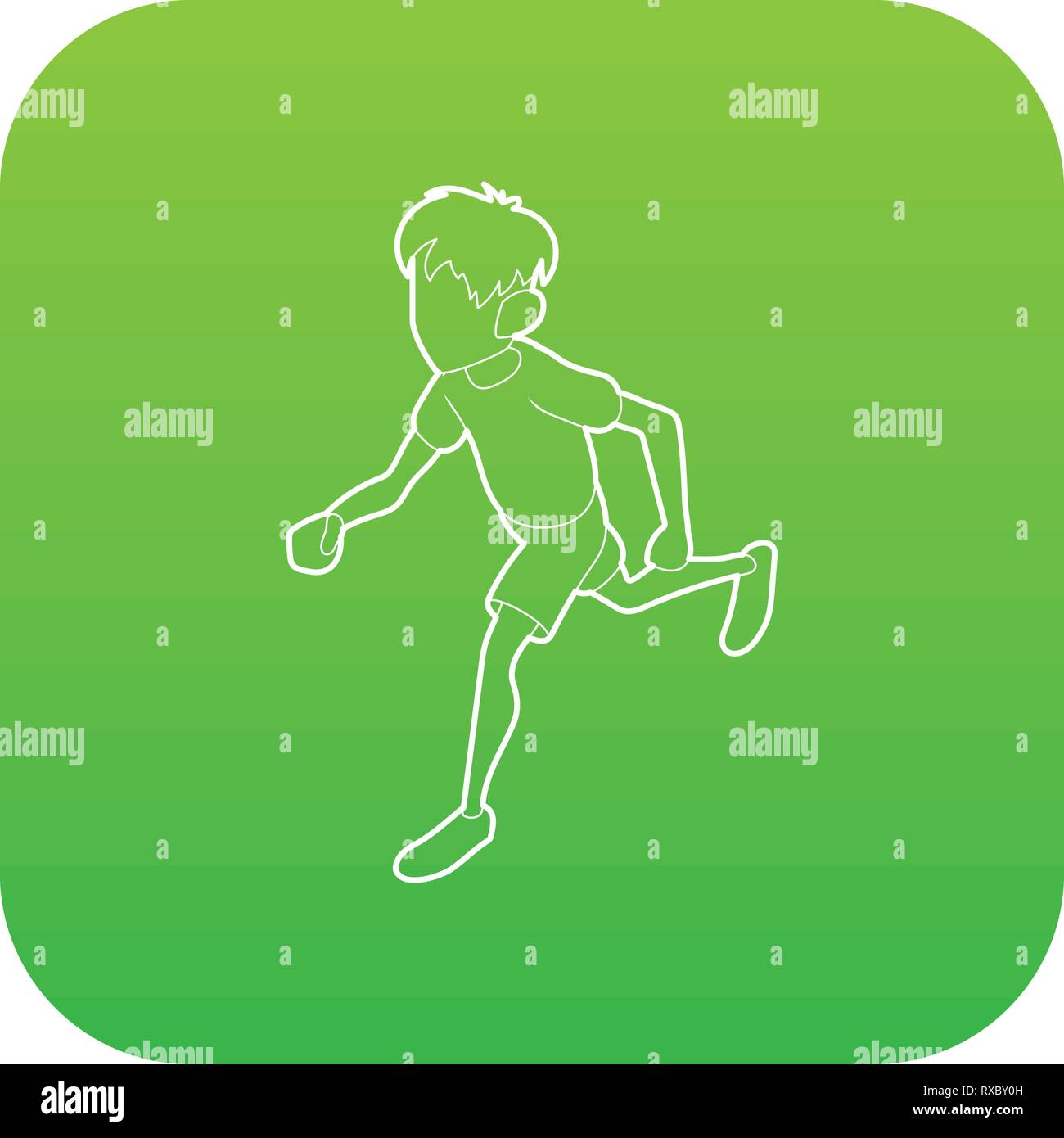 Running man icon, outline style Stock Vector Image & Art - Alamy Running man icon, outline style Stock Vector Image & Art - Alamy