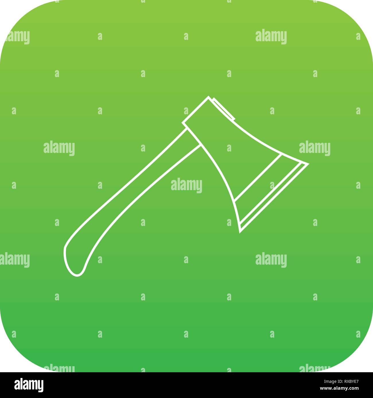 Axe Icon Outline Style Stock Vector Image And Art Alamy