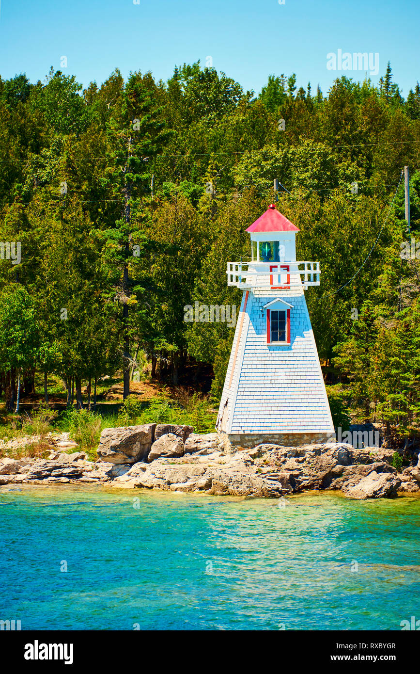 Lighthouse at south baymouth hi-res stock photography and images - Alamy