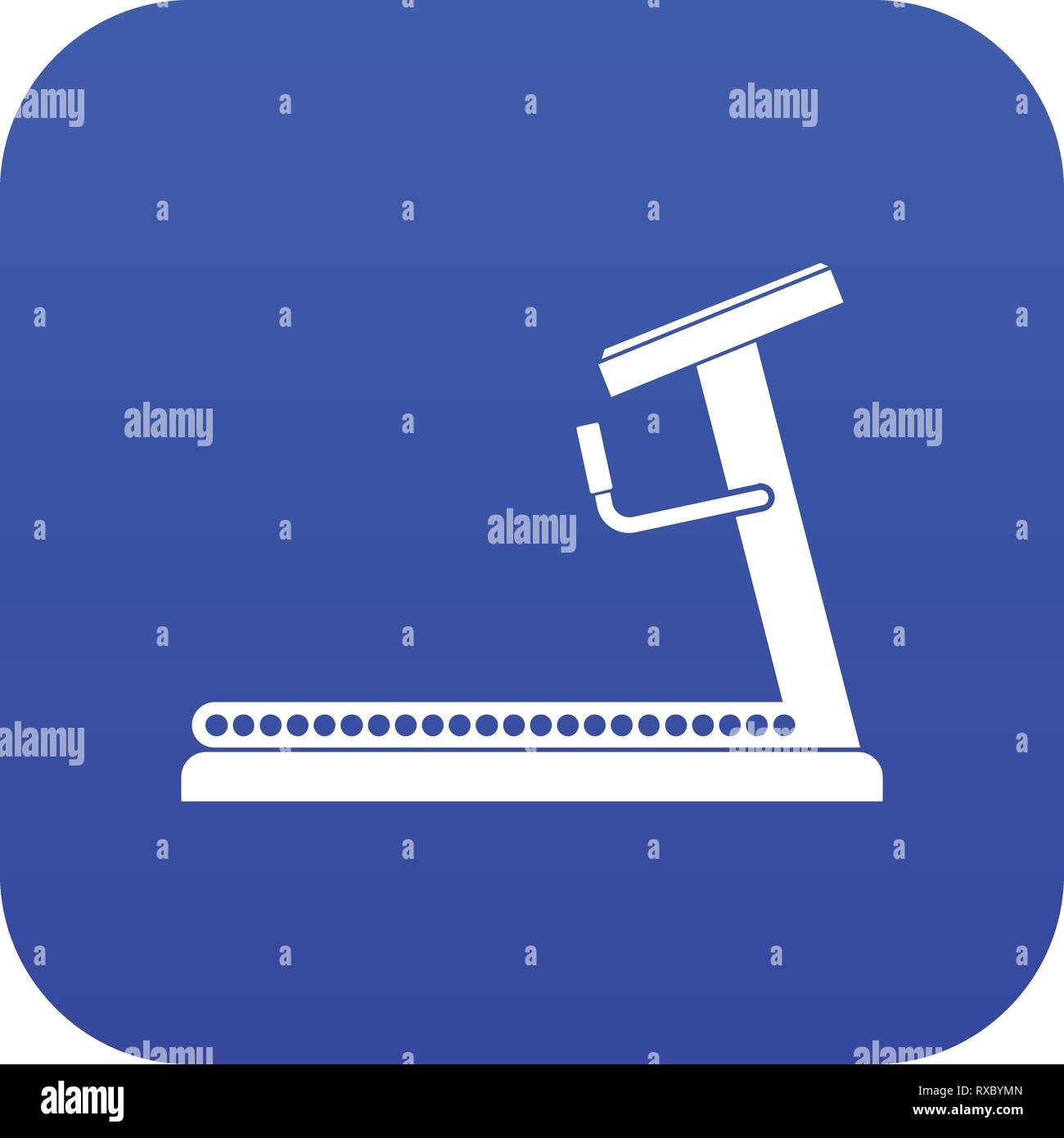 Treadmill icon digital blue Stock Vector Image & Art - Alamy