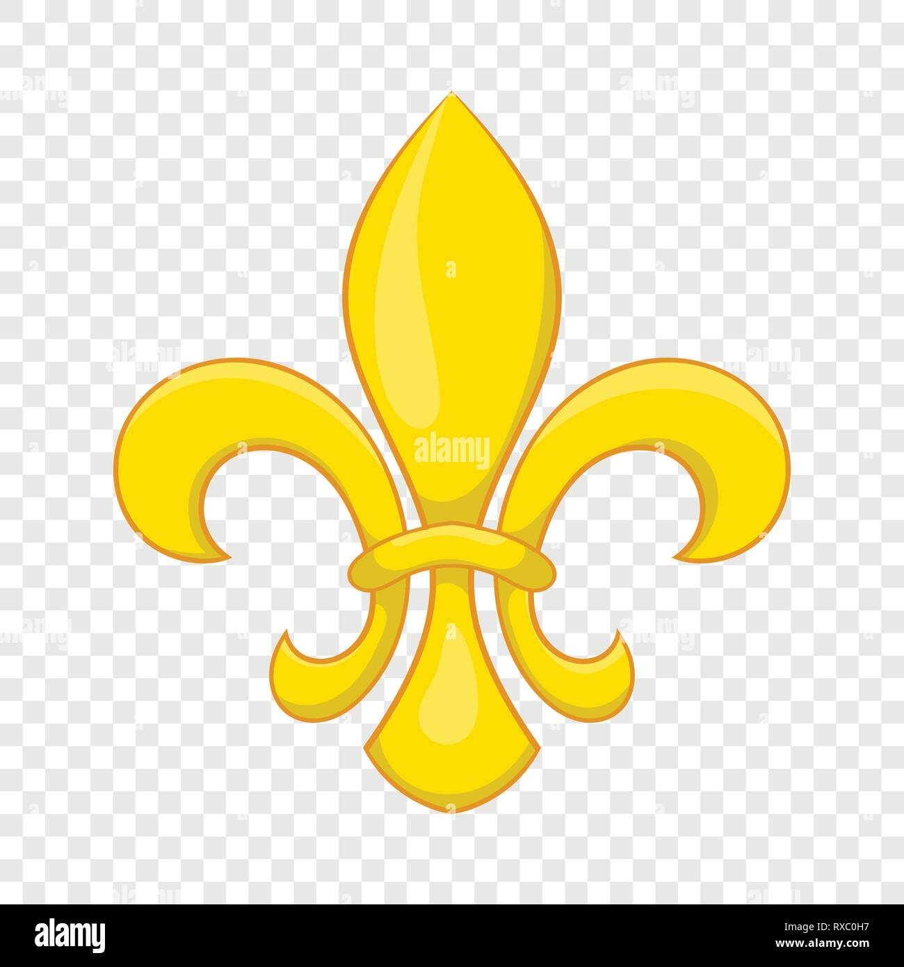 Fleur de lis icon, cartoon style Stock Vector Image & Art - Alamy