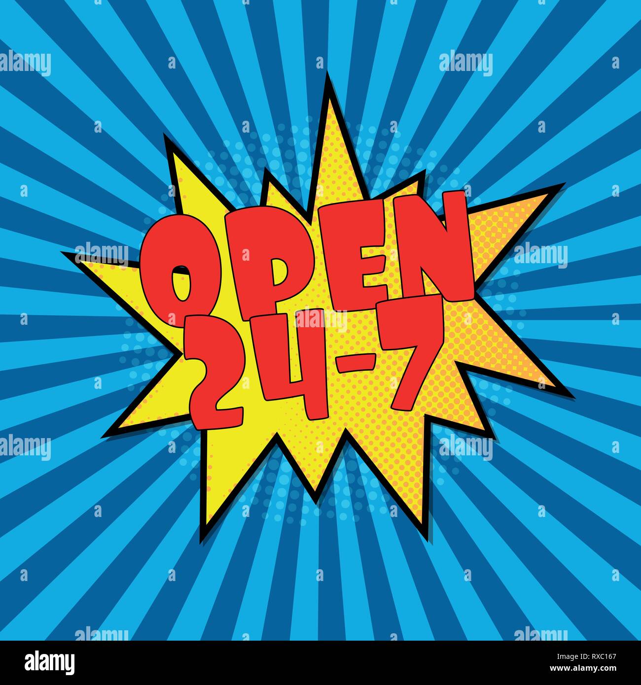 Open comic book bubble hi-res stock photography and images - Alamy