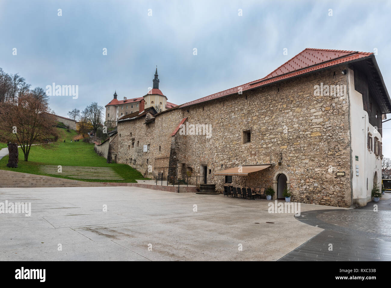 Skofja Loka ancient city of Slovenia Stock Photo - Alamy
