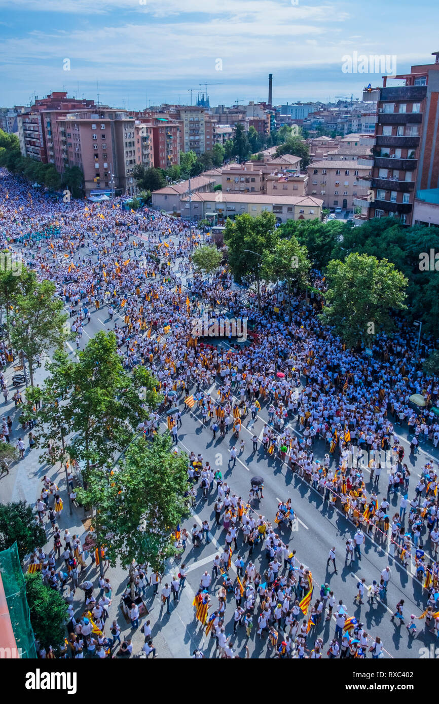 Catalan national flags hi-res stock photography and images - Alamy