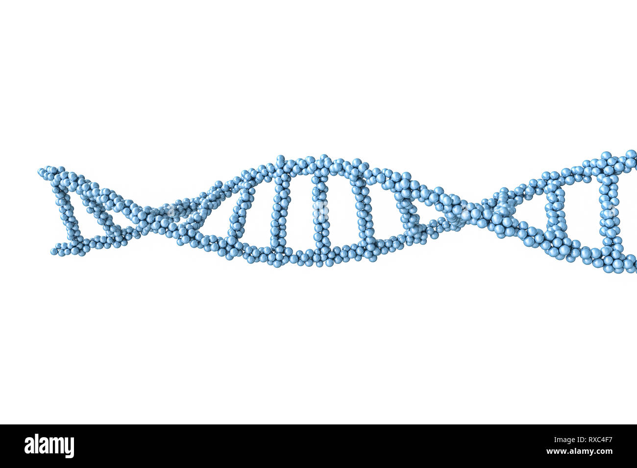 3d digital dna structure helix Cut Out Stock Images & Pictures - Alamy