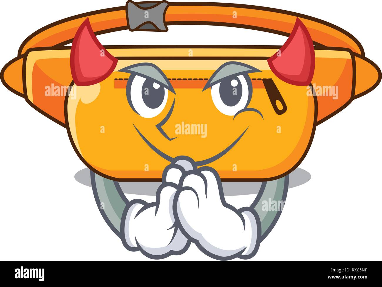 Devil waist bag the shape funny characters Stock Vector Image & Art - Alamy