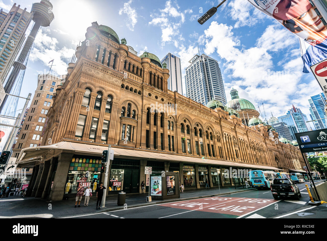 23rd December 2018, Sydney NSW Australia : Exterior view of Queen ...