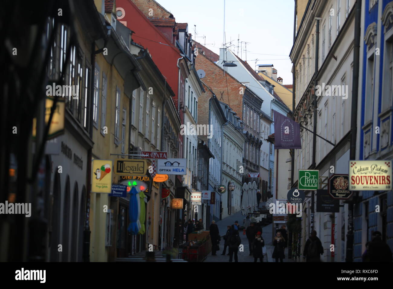 Radiceva street in zagreb hi-res stock photography and images - Alamy